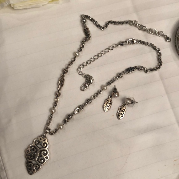 Brighton | Jewelry | Brighton Earring Necklace Set | Poshmark